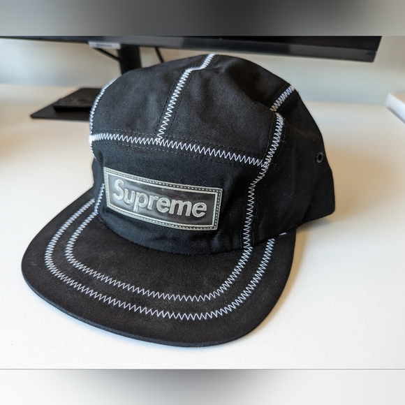 Supreme | Accessories | Supreme Zig Zag Stitch Camp Cap | Poshmark